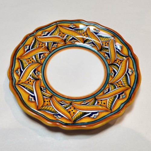 Campagna Green Dinner Plate - Italian Pottery Outlet