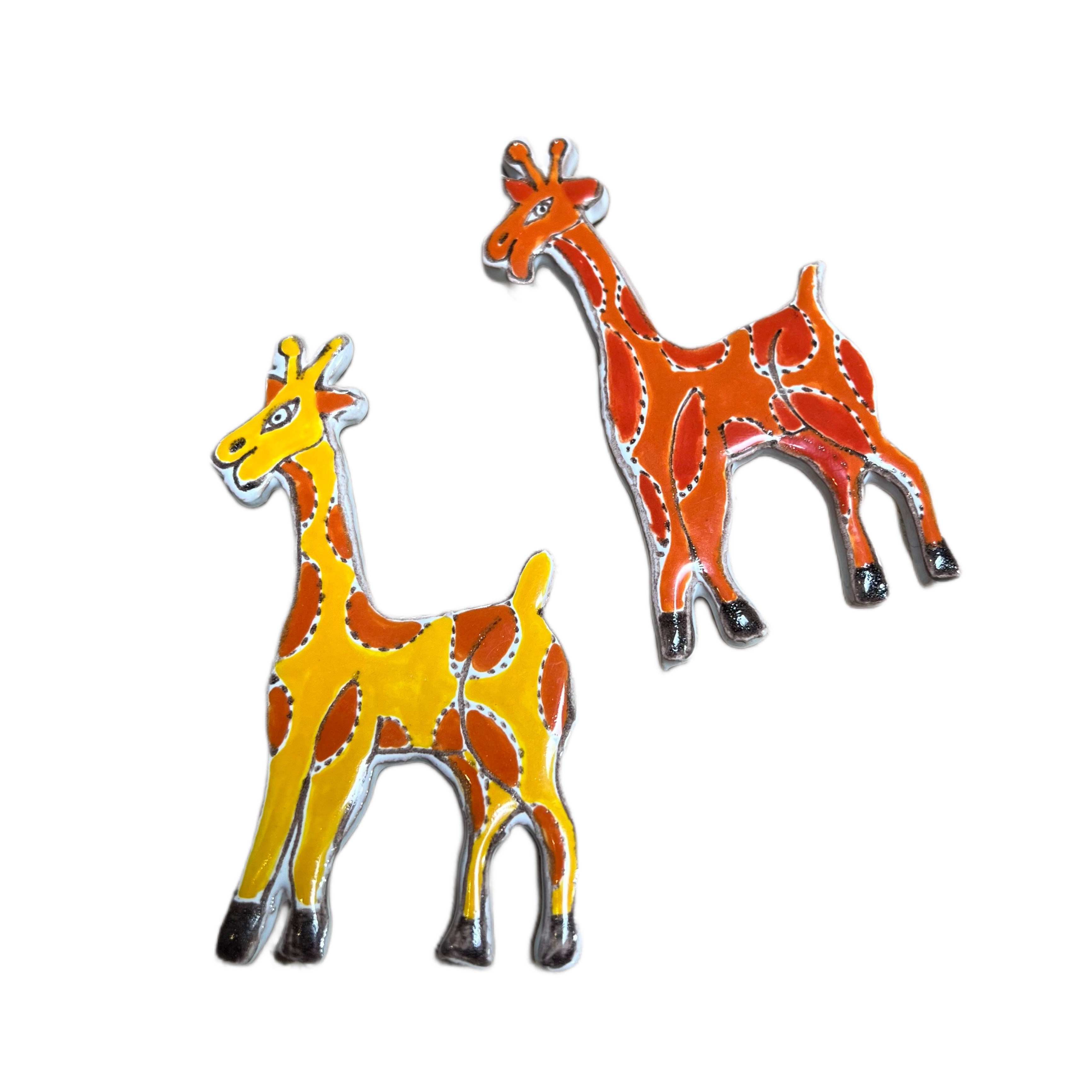 De Simone Giraffe Magnet - Assorted - Italian Pottery Outlet